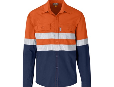 Access Vented Two-Tone Reflective Work Shirt - Three6ixty