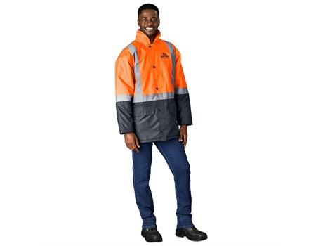 Hazard Padded Two-Tone Hi-Viz Reflective Jacket - Three6ixty