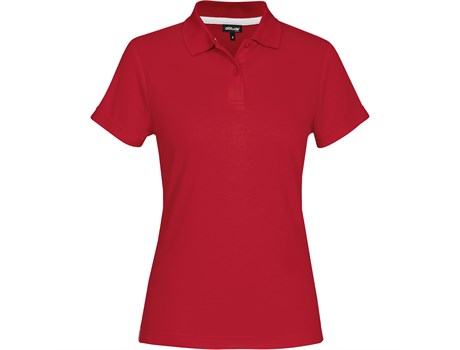 Ladies Bayside Golf Shirt - Red Only | Creative Lime
