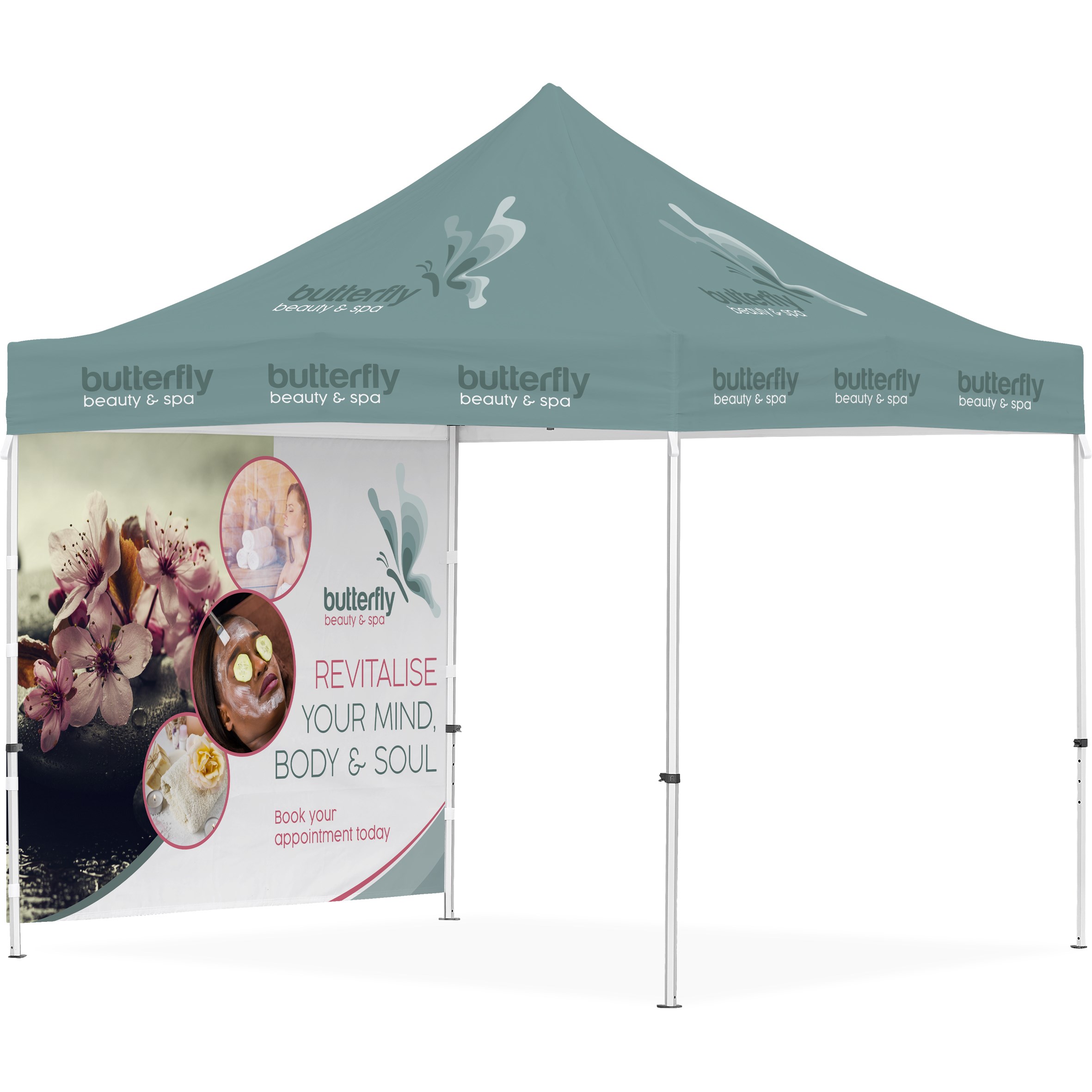 Ovation Sublimated Gazebo 3m X 3m - 1 Full-Wall Skin | DISPLAY-2062