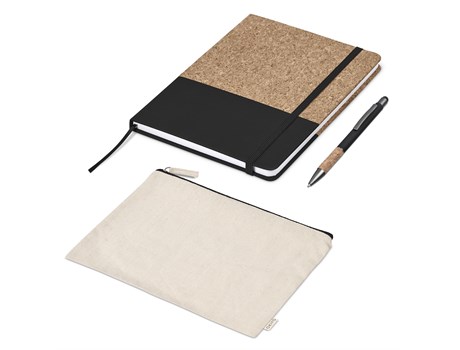 Okiyo Denki Cork Notebook & Pen Set - Three6ixty